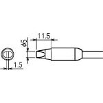 【商品詳細】●コテ先名称:W5.0mm●適合コテ:RX-85GAS●ヒーター一体式●RX-80HRTシリーズのコテ先を使用したときは、72Wのパワーです。【送料について】北海道、沖縄、離島は送料を頂きます。