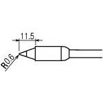 【商品詳細】●コテ先名称:R0.6mm●適合コテ:RX-85GAS●ヒーター一体式●RX-80HRTシリーズのコテ先を使用したときは、72Wのパワーです。【送料について】北海道、沖縄、離島は送料を頂きます。
