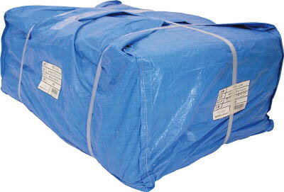 【商品詳細】●紫外線安定剤を配合し、屋外での耐候性に優れています。●防水、防風、防塵、目隠しなど。●幅(m):9.7●長さ(m):9.7●ハトメ数(個):44●ハトメピッチ(cm):90●色：ブルー●厚み：0.22mm●引張強度：縦683N...