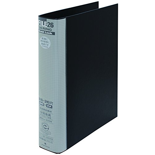 メーカー：マルマン品番：F679R-05JANコード：4979093679058長持ちできるPPシートくるみ表紙のリングファイル。リフィルがない26穴タイプです。●カラー／黒●サイズ／B5タテ●寸法／タテ276×ヨコ226×背幅44mm●最...