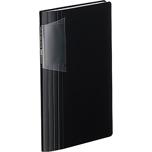 【寸法】 18×119×191mm【台紙枚数】 60枚　【収容数】 360名【色】 黒11.9cm×19.1cm●外寸法(高さ×幅×背幅)/191×119×18~45mm ※背幅が広くなった場合、外寸法の幅(奥行き)は短くなります。 ●台紙...