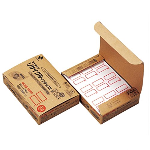 12片×100シート入インデックスサイズ：27×34mmリサイクルインデックス/ブンボックスタイプインクジェットプリンタで印字可能材質：基材/古紙パルプ配合率100%再生紙 粘着剤/離解性粘着剤(アクリル系) はく離紙/ノンポリラミ紙インデ...