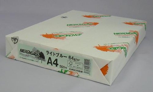 メーカー：紀州製紙品番：A4ライトブルーJANコード：4535449314211印刷・コピー・インクジェットプリンタ用に開発された用紙です。色彩効果、印刷適性に優れ、軽オフセットなどの各種印刷及びOA機器にも幅広く御使用いただけます。NEW...