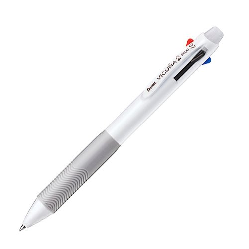 【商品詳細】サイズ:軸径18mm×奥行13mm×長さ144mm重さ:14g細字ボール径:0.7mm材質/前軸:再生PC後軸:PCスライダー:POMグリップ:エラストマーなめらか油性ボールペン！カラフルに使える多色タイプです。【特長】・筆記の...