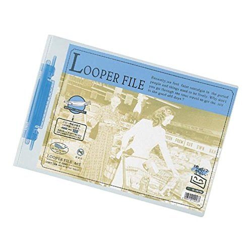 リヒト ルーパーファイル F-3040 A4 アオJANコード4903419149437簡単操作でしっかりとまるスリムタイプの2穴ファイル表紙／再生ポリプロピレン50％、綴じ具／P．P．樹脂　収容量：100枚◆A4　E型　2穴【送料について...