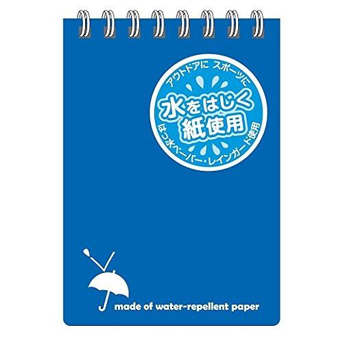 アピカ レインガードメモ A7 アオ SW59BNJANコード4970090359257水をはじく、撥水ペーパー「レインガード」を使用。74×109×5mm32g◆罫内容：7mm罫×13行引流し罫◆ツインリング綴じ◆枚数：40枚【送料につい...