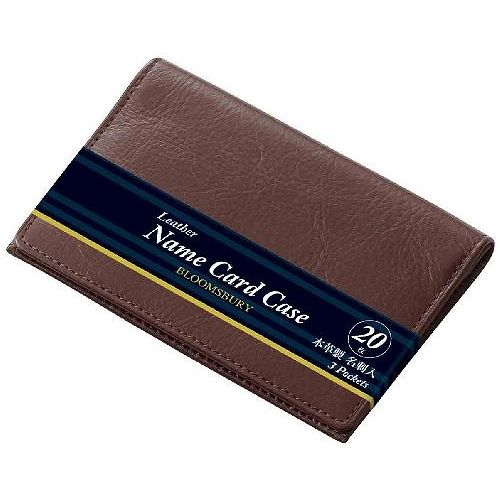 レイメイ BLOOMSBURY 名刺入れ NN8004EJANコード：4902562432816W10.8cm×H7.5cm×D1.3cm素材:牛革マチ無し カード入り 名刺20枚収納可能●LEATHER GOODS 20枚名刺入れ●本体サ...