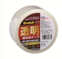 【商品説明】　●透明で下地の文字やデザインを隠さない、梱包用のポリプロピレンフィルム・テープです。 ●クラフトや布テープより強く、重量物も梱包できます。 ●上から字が書けます。 ●重ね貼りが出来ます。 ●全長50メートルのロングサイズ。 【...