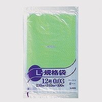 【商品型番】　PE-0312　【商品説明】　230×340mmL規格袋0．03ポリ袋◆入数：100枚