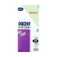 【商品型番】　283 N3 グリーン　【商品説明】　長3ソフトなタッチで上品なイメージのカラー封筒。環境にやさしい古紙配合率70％の再生紙を使用し、エコマーク認定商品です。◆少量パックハーフトーン