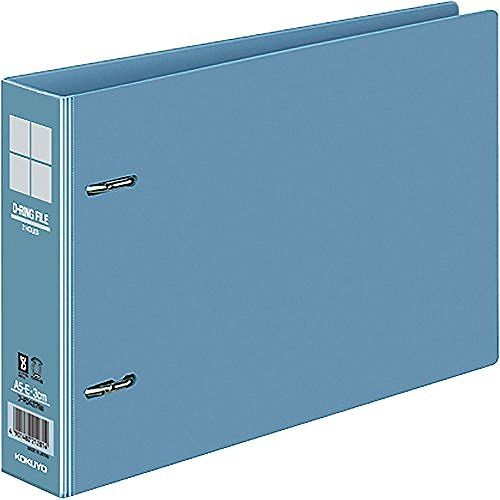 コクヨ Dリングファイル A5 フ-FD437BJANコード：4901480212814【寸法】 251×45×158mm【サイズ】 A5-E 【穴数】 2穴【色】 青 【収容寸法】 30mm【適正収容枚数】 300枚リングを内側につまむと...