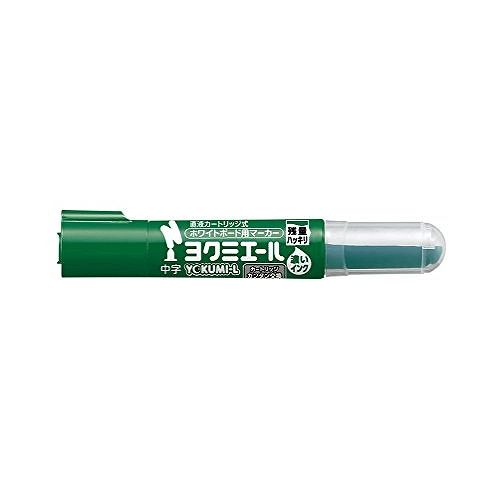 コクヨ ヨクミエール 中字緑 PM-B502GJANコード：4901480287140種類:中字外寸法(軸径・長さ):φ21・135インク残量が見えるので、インクの交換時期が一目瞭然！濃いインク採用で遠い場所からでも筆跡がよく見える！インク...