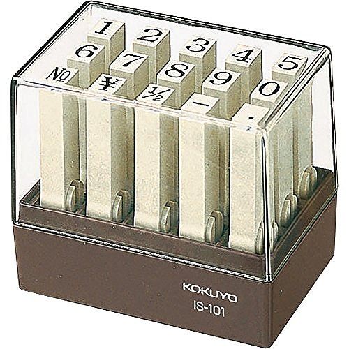 コクヨ エンドレススタンプ 数字 セット IS-101JANコード：4901480470184【寸法】59×85×72mm【種類】 1号【材質】 収納ケース:R-PS、本体:PS・特殊合成ゴムソフトなタッチでシャープに印字。単体・連結と、幅...