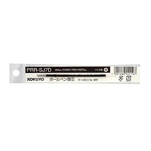 コクヨ ボールペン替芯 黒 PRR-SJ7DJANコード：4901480551197外寸法(長さ):98仕様:細字(0.7mm)替芯コクヨボールペンの替芯（油性インク）です。●インク色:黒●替芯:PR−50・100・300・900D・901...