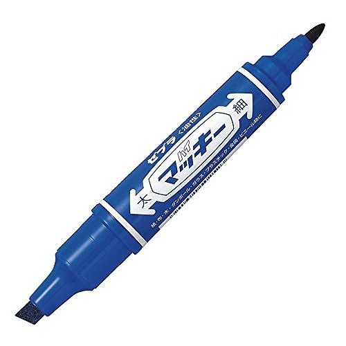 ゼブラ ハイマッキー青 P-MO150MC-BLJANコード：4901681504121全長13.96cm【ペン先】太字・細字両用【線幅】太:6.0mm:細:1.5~2.0mm【インク】油性染料【重量】25.1g油性マーカーハイマッキー 青...
