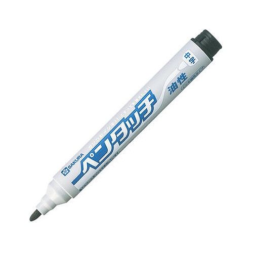 サクラ ペンタッチ中字 黒 PK-M-49JANコード：4901881872969品番：PK-M-49インクカラー：黒。線巾：1.0mm長：139mm。再生PP製。【送料について】北海道、沖縄、離島は送料を頂きます。