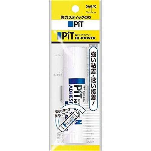 トンボ ピットハイパワー HSB-120JANコード：4901991009705幅2.5cm×全長10cm【タイプ】強力タイプ【容量】約22g【のり径】20mm「トンボ鉛筆 スティック糊 ピットハイパワーNパック HSB-120 1P」は、...