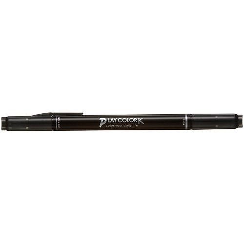 トンボ プレイカラーK 黒 WS-PK33JANコード：4901991647266細かい字もつぶれない超極細芯と、固めで丈夫な太芯のツインタイプです。●0.3mmの超極細芯と0.8mmの太芯を採用しています。 使い分けてノートや手帳をキレイ...