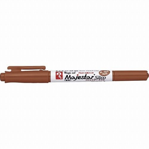 マジック マジックインキ マジェスター チャ MMJ70-T6JANコード：4902071554061品番：MMJ70-T6速乾・耐水性 アルコール系インキマーカー。油性。【送料について】北海道、沖縄、離島は送料を頂きます。