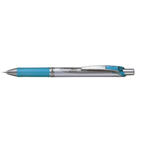 ぺんてる エナージェル シャープ スカイブルー PL75-SJANコード：4902506071026芯径:0.5mm軸色:スカイブルーエナージェルシャープペンシル シルバーカラーがクールなシャープペンシル。ペン先はスライドスリープ式で先端を...