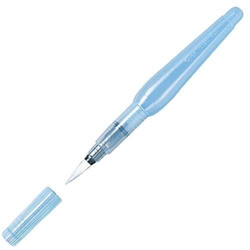 ぺんてる みず筆 大 FRH-BJANコード：4902506125033サイズ:幅 18mm ×奥行 13mm × 長さ 155mm重さ:7g材質:前軸、キャップ:PP 穂先:ナイロン繊維みず筆は、アクアッシュを用いた描画から筆洗いまでを1...