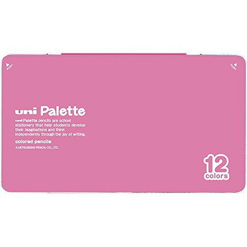 三菱鉛筆 色鉛筆12色 PLT ピンク K88012CPLT13JANコード：4902778044360880級12色セット色:黄色、橙色、黄緑、緑、水色、紫、桃色、赤、薄橙、茶色、黒、青重量:159gサイズ:縦106mm×横186mm×厚...
