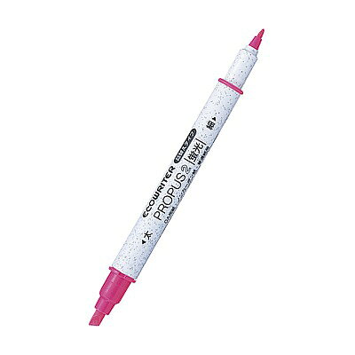 三菱鉛筆 エコプロパス2 詰替え モモ PUS101TEWR13JANコード：4902778731598エコプロパス2 PUS101TEWR-13 桃太字、細字、便利なツインタイプの蛍光マーカー。顔料インクだから鮮やかな発色が長く持続します...