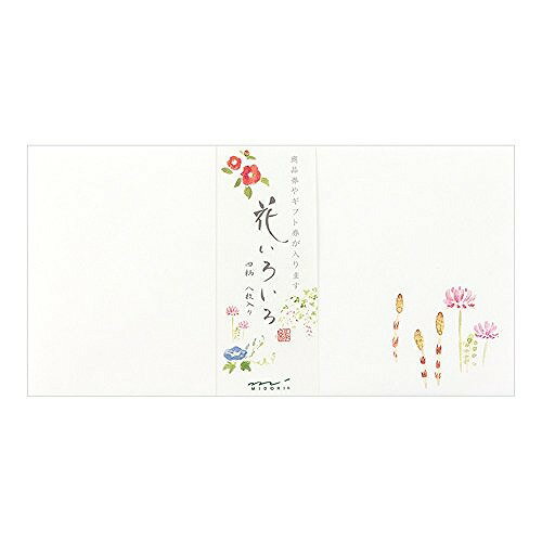 ミドリ 封筒花いろいろ 20408JANコード：49028052040889.8×18.9cm重量:38g8枚入(4柄×2枚)。【送料について】北海道、沖縄、離島は送料を頂きます。