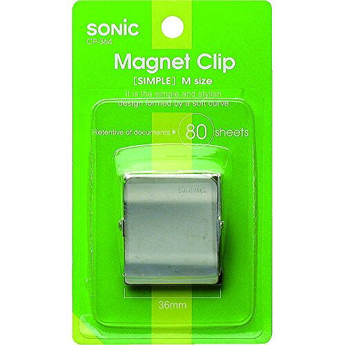 ソニック マグネットクリップM CP-364JANコード：497011603331439×24×42mmスチール口巾:36mm【送料について】北海道、沖縄、離島は送料を頂きます。