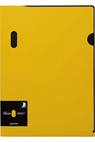 キング カラーホルダー D-PRO 770キイJANコード：497166000741722.3×0.1×31cmサイズ:A4色:黄A4判：横223×縦310mmシート厚：0.4mm再生PP製。【送料について】北海道、沖縄、離島は送料を頂きます。
