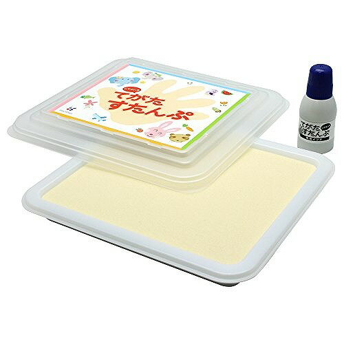 シャチハタ 手形スタンプセット ブルー HT-AS-BJANコード：497405211613121.64cm×19.59cm×3.51cm●布にも押せる特殊インキと大型スポンジパッドのセット。●インキには色紙やアルバムなどの紙にはもちろん、...