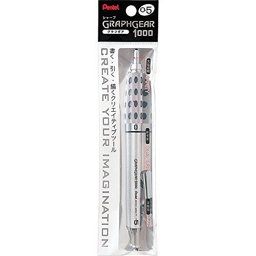 ぺんてるシャープペングラフギア1000XPG1015JANコード：4902506185365サイズ:軸径10mm×奥行9mm×長さ150mm重さ:20g芯径:0.5mmグラフギア1000シャープ05XPG1015サイズ軸径10mm×全長15...