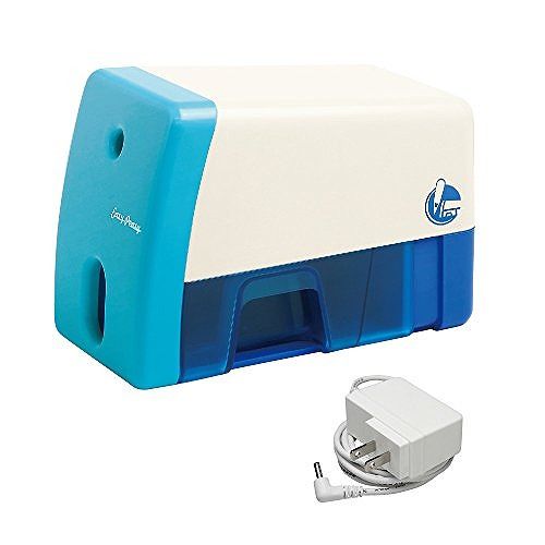 ソニック鉛筆削りイージーピージー電動鉛筆削りブルーEK-7018-BJANコード：4970116044174子供の行動を分析し、使いやすさを追求した電動鉛筆削り!机ひろびろ!スキマに収まるスリム設計!本棚にもスッポリ!外せるコードと、持ちや...