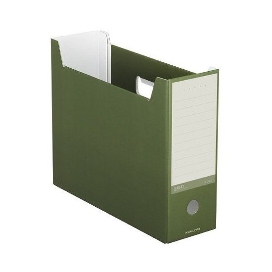 コクヨ ファイルボックスNEOS DG A4-NELF-DG 1冊JANコード：4901480331027◇ 箱の形状/組み立てはワンタッチ式で簡単です。底板が2重になって歪みにくさや耐久性を向上させました。◇ 見出し面/タイトルを記入でき...