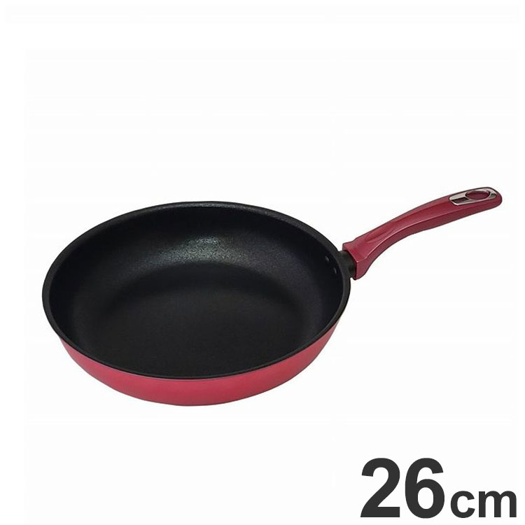 【商品説明】 軽くて使いやすいガス火専用のフライパン26cmです。 普段使いに便利なサイズです。 内面は鏡面加工でダイヤモンド配合、汚れもスルッと落ちます。 耐久性・耐摩耗性に優れています。 金属ヘラが使用できます。 フチ部分はフランジ付き...
