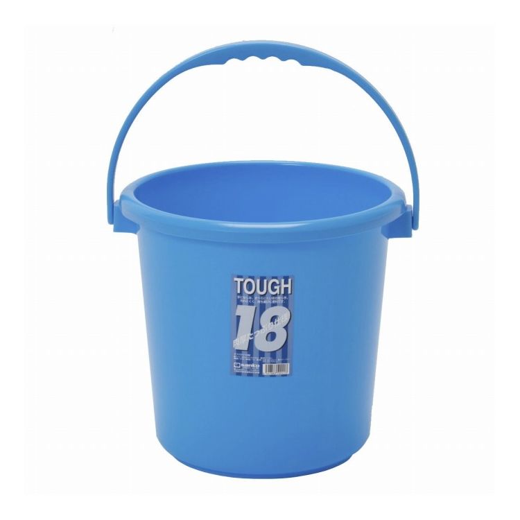 【商品説明】肉厚たっぷりなのでハードな使用にも耐える丈夫なバケツです。取っ手は手になじみ、滑りにくい形状になっています。本体内側には便利な目盛りが付いています。【商品情報】■サイズ約高さ31.9（cm）直径：約33.6（cm）重量：約875...