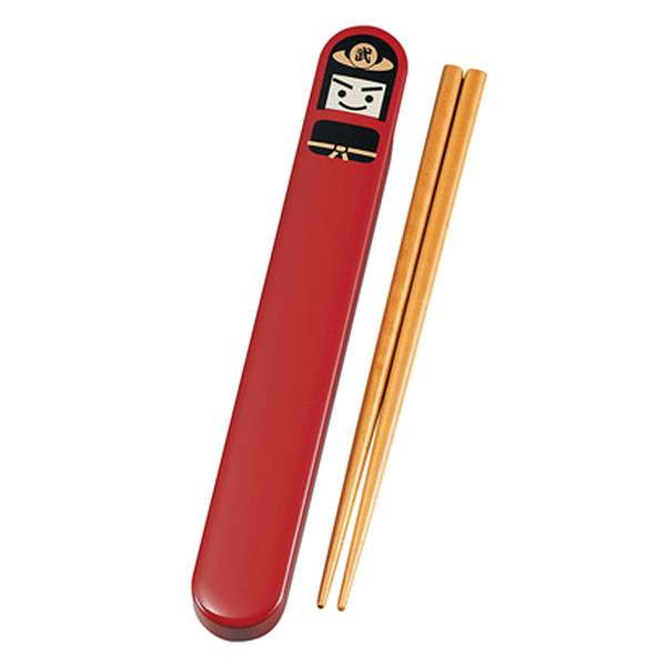 【商品説明】手になじむ使いやすいサイズ感　愛嬌たっぷりこけし弁当シリーズ【商品情報】■サイズ約 幅19.5×奥行2.7×高さ1.3（cm）　箸：約18cm■材質箸箱：ABS樹脂　箸：天然木■生産国日本製■セット内容箸・箸箱■備考食洗機使用不...