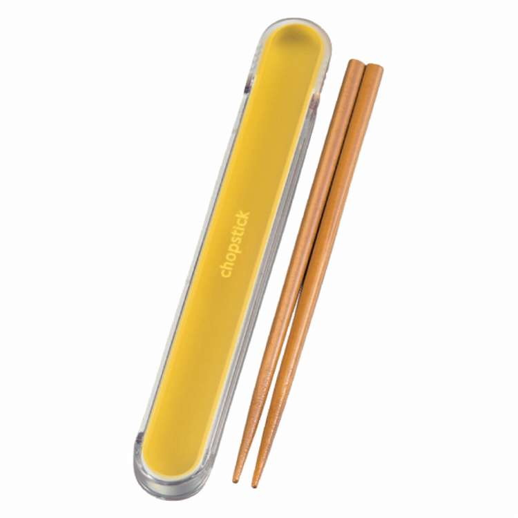 【商品説明】シンプルカラーでスライドタイプの箸箱です。お箸の長さは18cmで、食洗機対応しています。同じシリーズでランチタイムをもっと楽しくなります。【商品情報】■サイズ約 幅19.5×奥行2.7×高さ1.3（cm）　お箸：長さ約 18（c...
