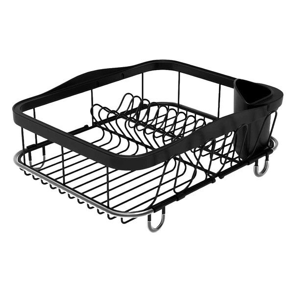 【商品説明】シンクの上、中、横で使える3wayのディッシュラックです。フレームは最長時48.5cmまで伸長します。脚と伸縮フレームにはカバーが付いており、シンクやキッチンへの傷つきを防ぎます。便利なカトラリーポケット、コップスタンド付きです...