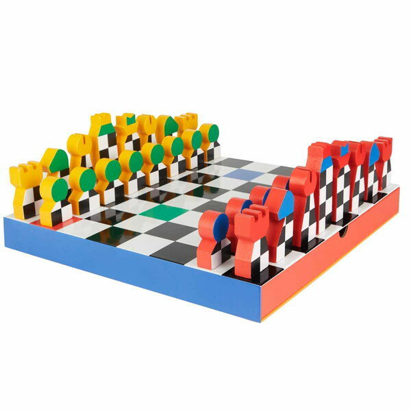 【商品説明】カラフルな駒とユニークなフォルムが目を引く、ポップでモダンなチェスセットです。木製ならではのあたたかみがあり、手に取るとやさしい質感が伝わります。ボード下には引き出しが付いているので駒をまとめて収納できます。誕生日やお祝いの贈り...