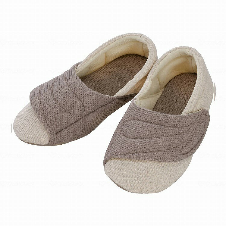 ○室内用お家の中でも安心のルームシューズ。足元をおしゃれに包む。1．足にフィットする2．ほどよいすべり止め3．ソフトでやさしい履き心地4．手洗い可能（中性洗剤、保形後陰干）○むくみや腫れがある時でも、お洒落にゆったりと○ゆったり楽に履けて足...