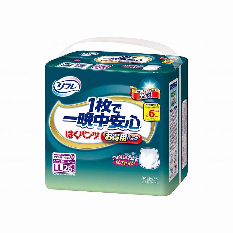 【商品説明】1枚はくだけで夜も安心の吸収力！ ○股下すっきりフィット 　股下すっきりカットでゴワゴワせず動きやすい！ ○やさしい肌ざわり 　ふんわり柔軟仕上げでお肌にやさしい。 ○モレにくい 　おしっこ6回分を吸収するので長時間でも安心！横...