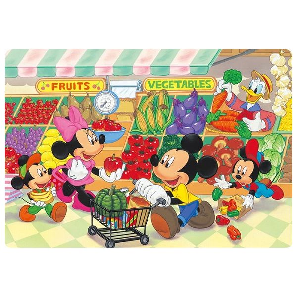 【商品特長】野菜や果物の形をしたピースがあるよ！絵柄のテーマに合わせ、いろいろな形のピースが入っている、いままでのパズルとは違った楽しさのあるシリーズです。【仕様】【対象年齢】3歳【生産国】日本【主な材質】PE【電池使用/不使用】不使用【電...