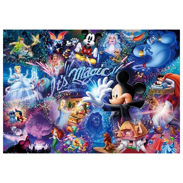 【商品特長】世界最小ジグソーパズルに、超強力な絵柄が登場！ディズニーの“魔法の瞬間”を集めた「It's Magic!」が光る＆世界最小ジグソーになった！【仕様】【対象年齢】6歳【生産国】日本【主な材質】紙【電池使用/不使用】不使用【電池付属...
