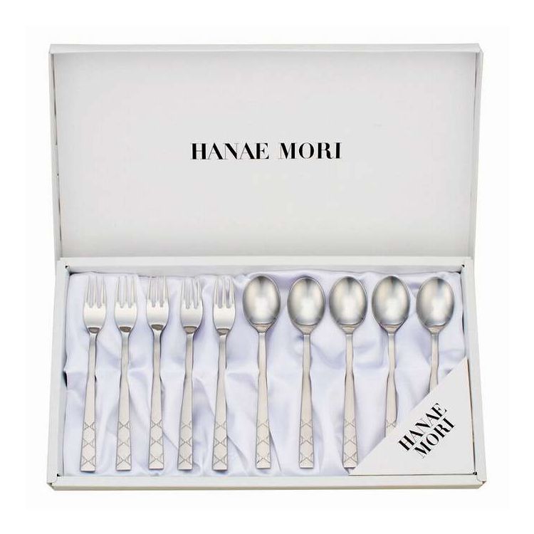 【商品詳細】家庭用食洗機使用可。材質:ステンレス生産国:日本セット内容:コーヒースプーン・ヒメフォーク（各全長13cm）×各5【代引きについて】こちらの商品は、代引きでの出荷は受け付けておりません。【送料について】北海道、沖縄、離島は送料を...