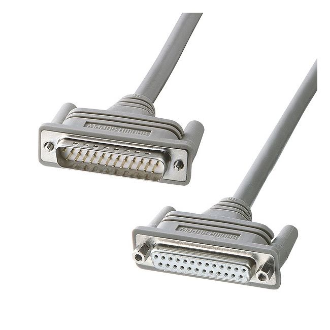 【商品詳細】RS-232Cケーブル(25pin延長用)●DOS/Vパソコン本体D-sub25pinとモデム・TA等の周辺機器（DCE）を接続・延長するケーブル。（全ピン結線仕様）●焼却配慮パッケージ非塩ビ素材を使用していますので焼却時に有害...