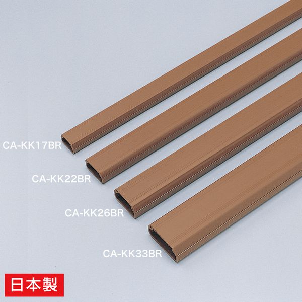 【商品詳細】強力な両面テープ付きの壁用ケーブルカバー。釘との併用も可能。●床のコーナーや壁面に配線するためのケーブルカバーです。●従来品に比べて、収容力が40％アップしました。●裏面に、クッション性がある強力な、両面テープを貼付け済みです。...