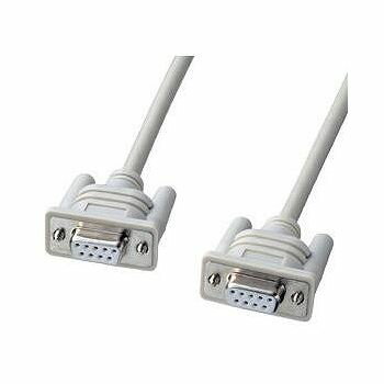 【商品詳細】地球にやさしいノンハロゲンRS-232Cケーブル。インタリンク用クロス結線、2m。●DOS/Vパソコン（D-sub9pin）などの本体同士を接続し、データ転送を行うケーブルです。●焼却配慮製品焼却時に有害な物質を発生しない非塩ビ...