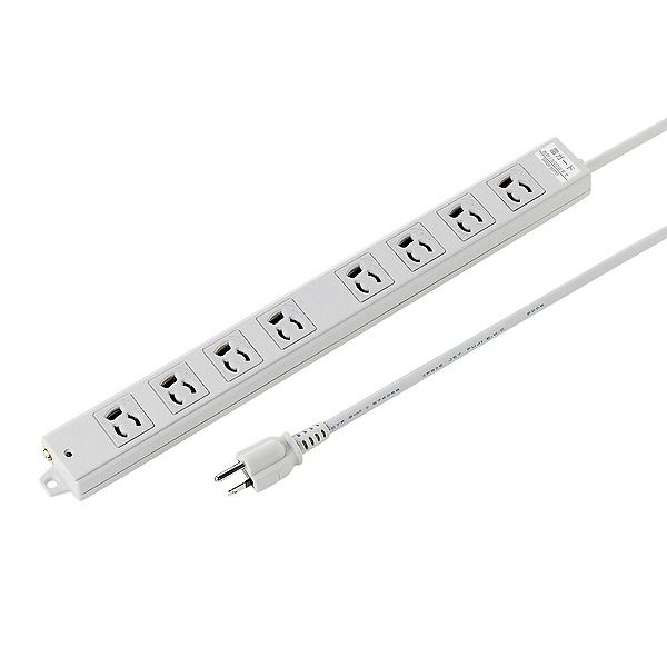 【商品詳細】雷ガード内蔵3P抜け止めマグネット・8個口3m。 特長●雷サージから機器を守る雷ガード内蔵です。　安全性を重視した温度ヒューズが内蔵されており、雷ガード作動ランプで確認できます。●無鉛はんだを使用した環境対策商品です。●プラグは...