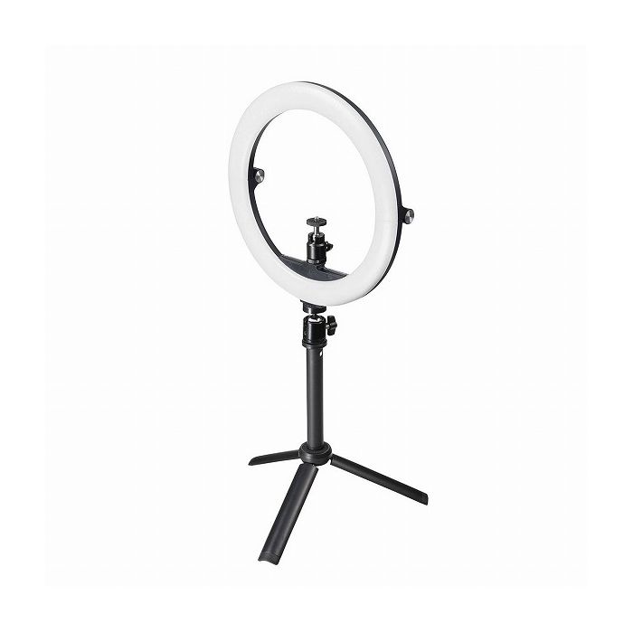 【商品説明】●自撮り動画撮影やWEB会議、テレビ通話の際、LEDのライティング効果により、美しく映すことができます。●高輝度LEDライトを採用しています。LED調節バーでLEDの明るさ・色（白色〜暖色）を無段階調節でき、使用シーンに合わせて...